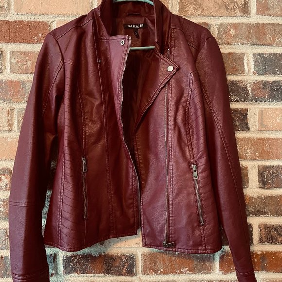 Baccini | Jackets & Coats | Baccini Leather Jacket | Poshmark